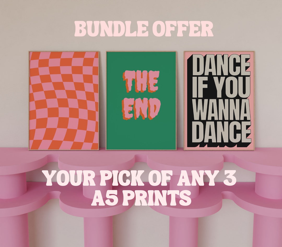 A5 Print Bundle Set | Mix and Match | Gallery Wall Ideas | Collage Kit ...