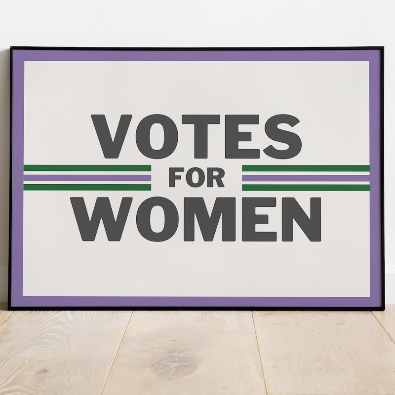 Suffragette Posters - Etsy UK