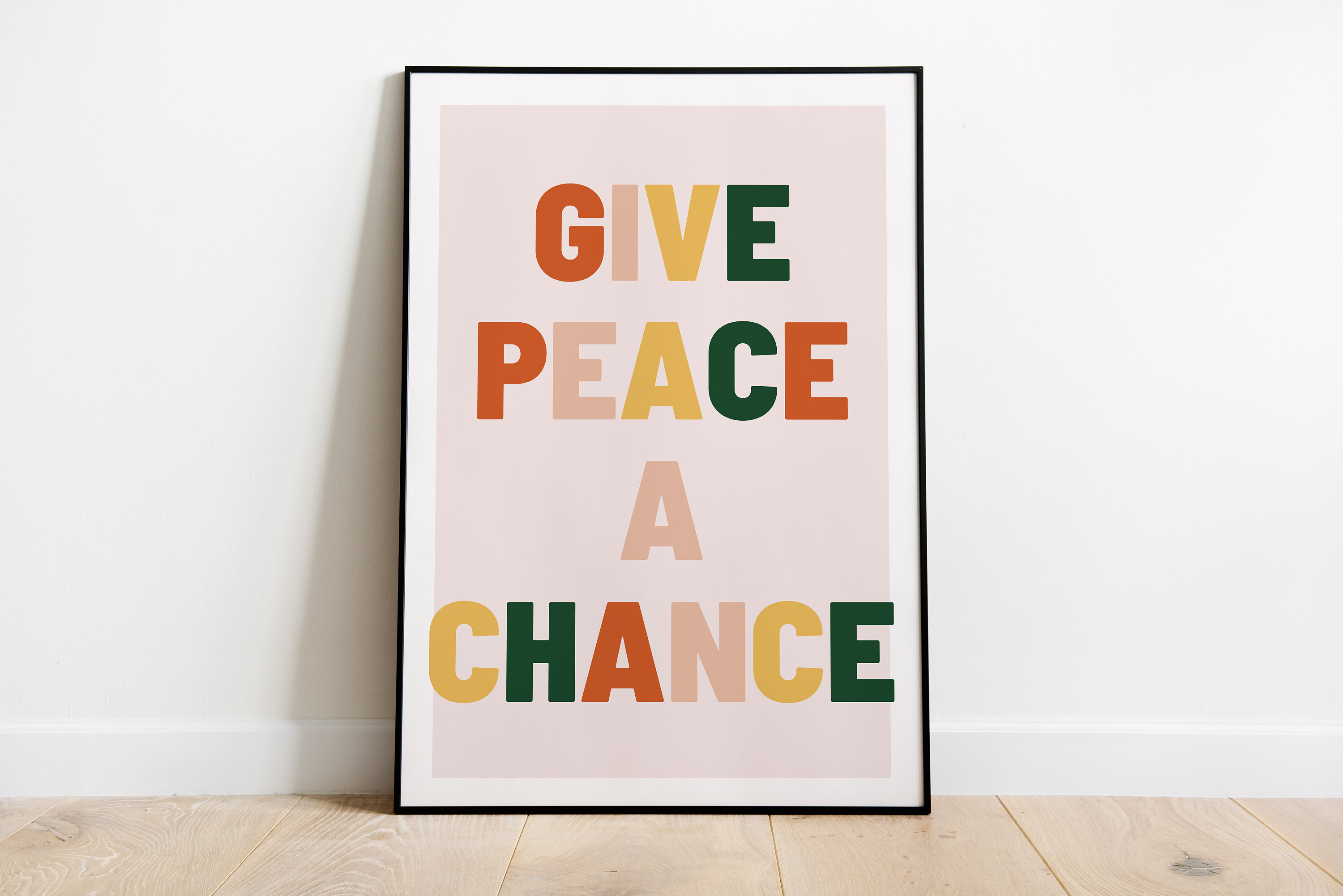 John Lennon Give Peace A Chance Poster
