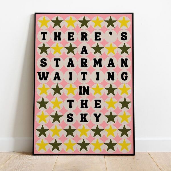 Ziggy Stardust Poster - Etsy UK