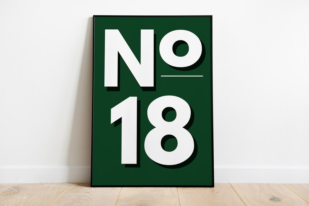 Custom House Number Art Print | House Print | Personalised Print | A3 ...