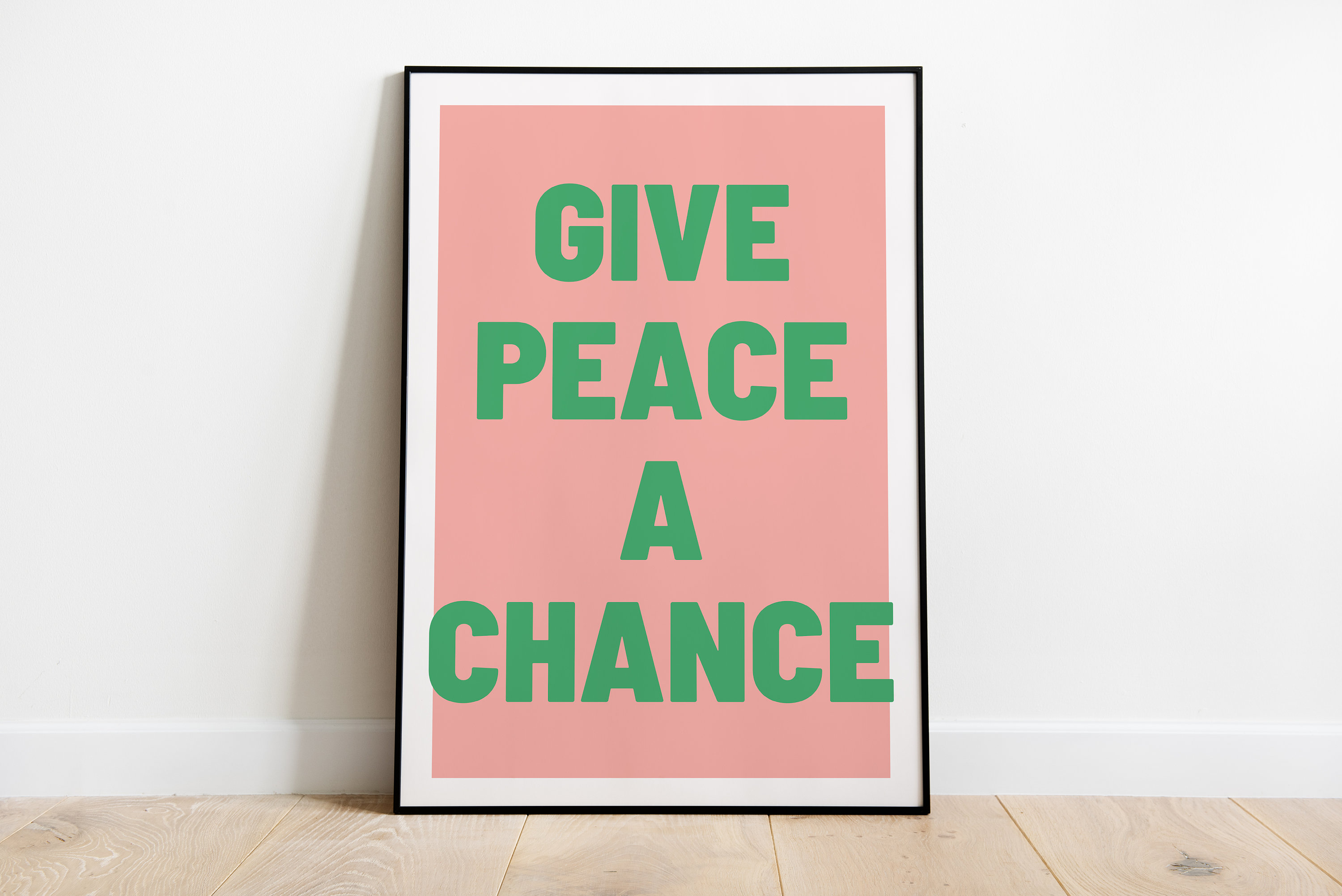John Lennon Give Peace A Chance Poster