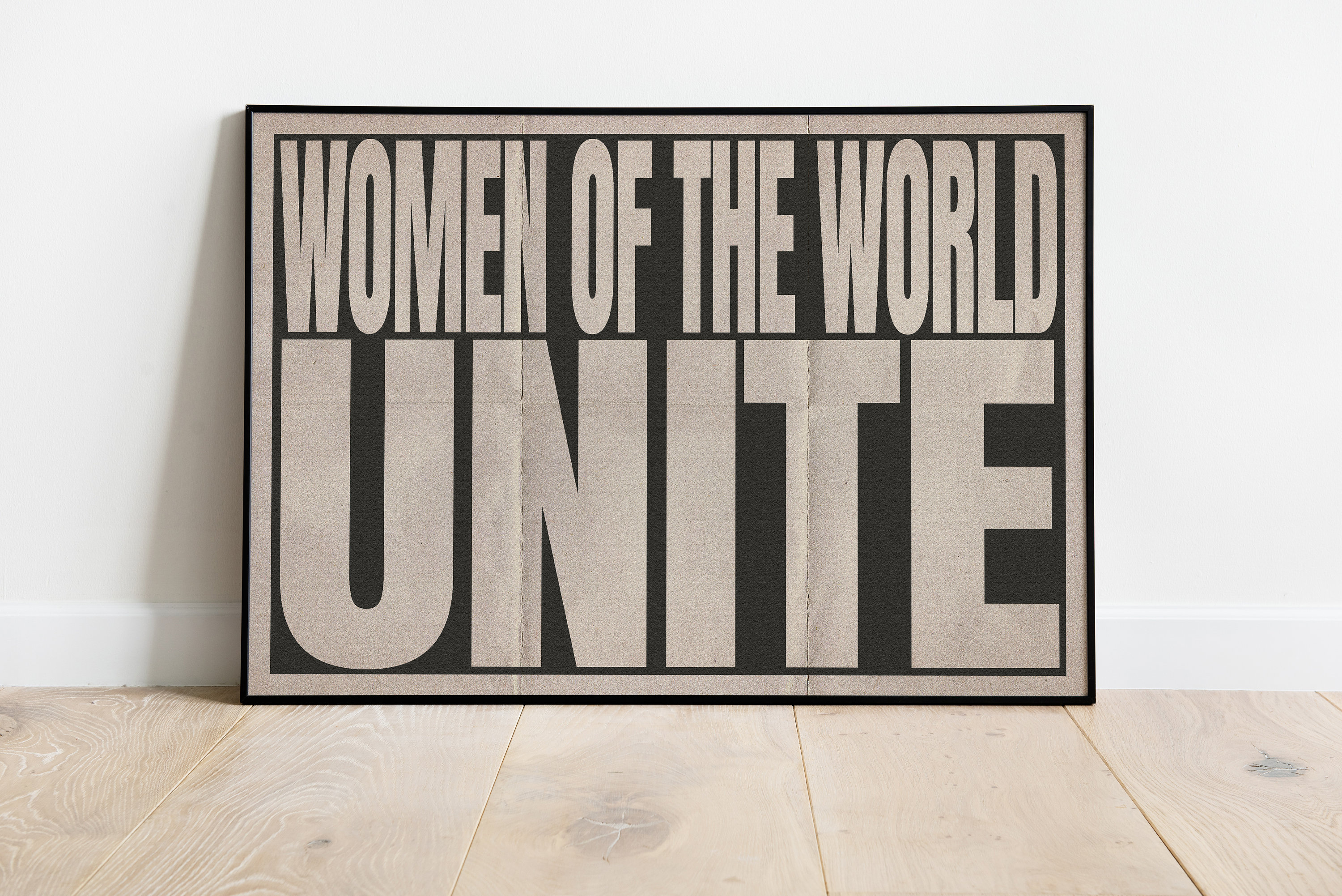 Women of The World Unite Girl Power Wall Art Pink Red | Etsy