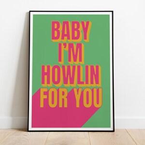 The Black Keys | Howlin for You | Lyrics Print | A3 A4 A5 | Unframed ...