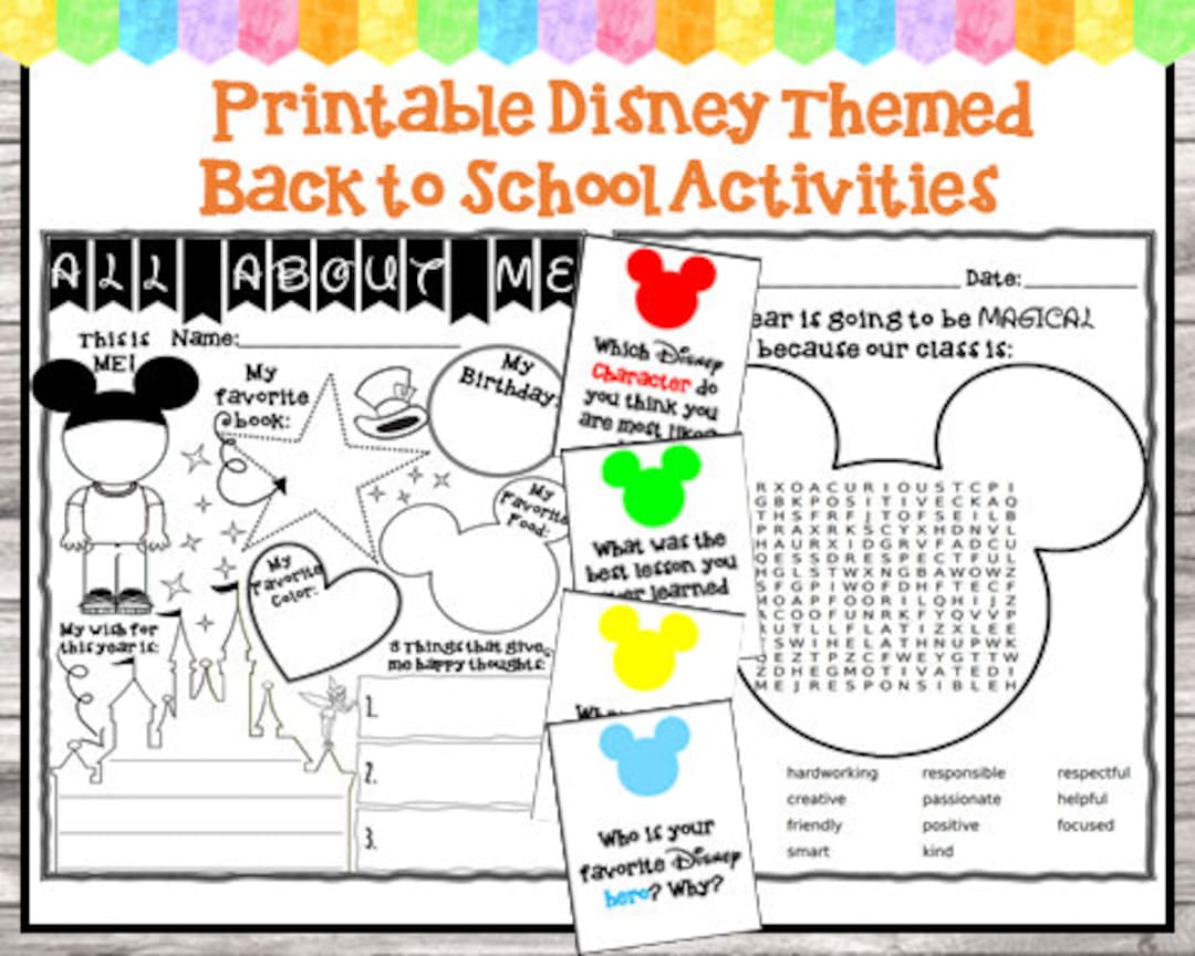 Printable First Day of School Bundle - Etsy