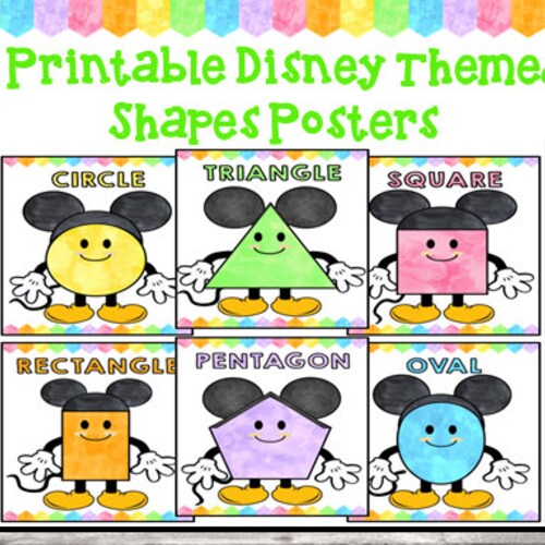Printable Shape Posters - Etsy