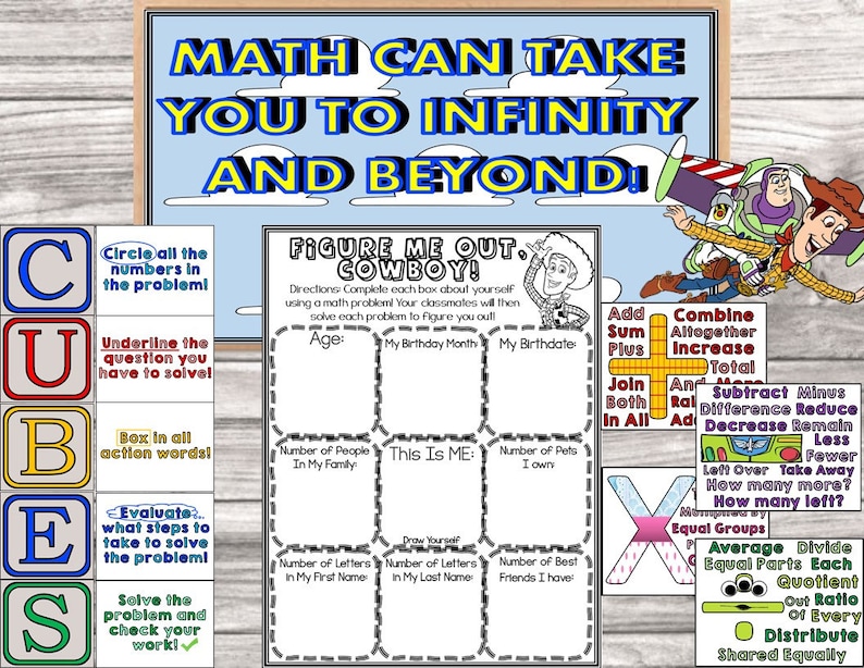Printable Math Bulletin Board Kit and Activity - Etsy