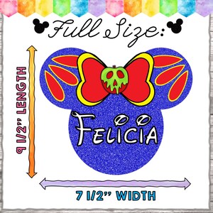 Editable Mouse Ears Name Tags Pack #1 - Etsy