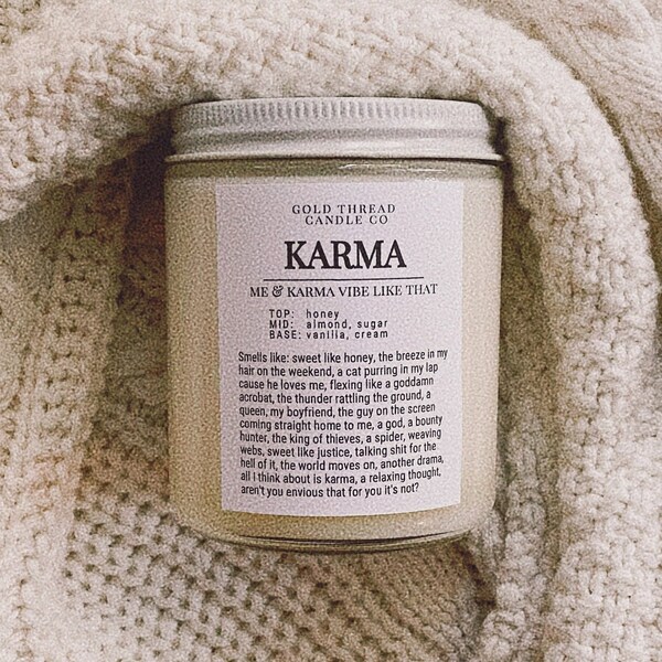 Karma Candle - Etsy