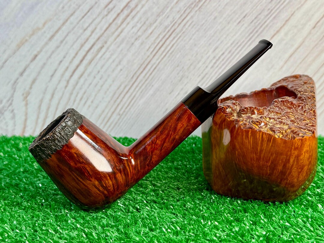 W.O. Larsen Brandy / Billiard Vintage Estate Pipe, Stout Shaping W ...