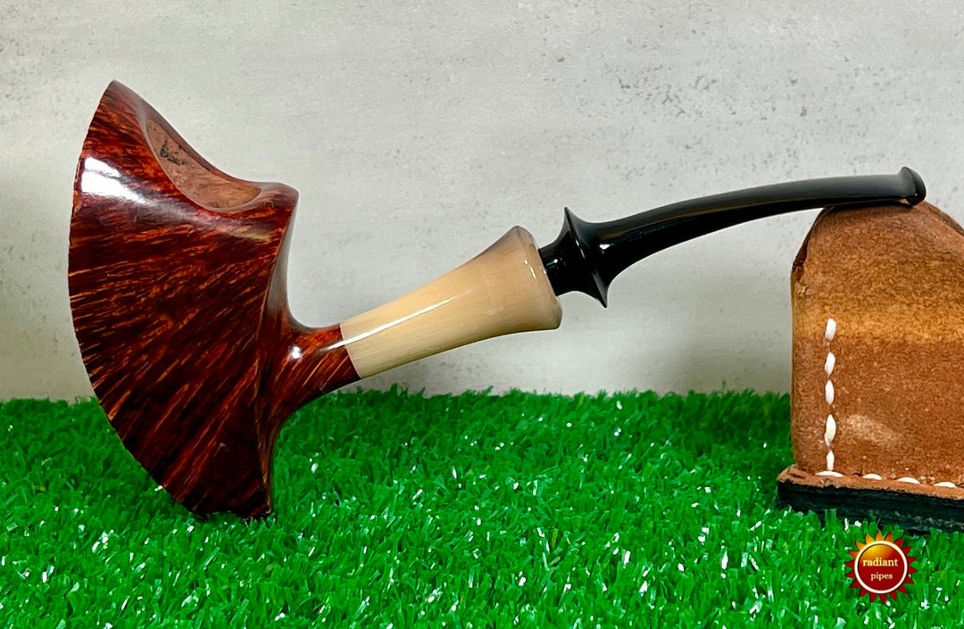 Unsmoked Huge Stone Elephants Foot Briar Pipe, Exceptional Grain ...