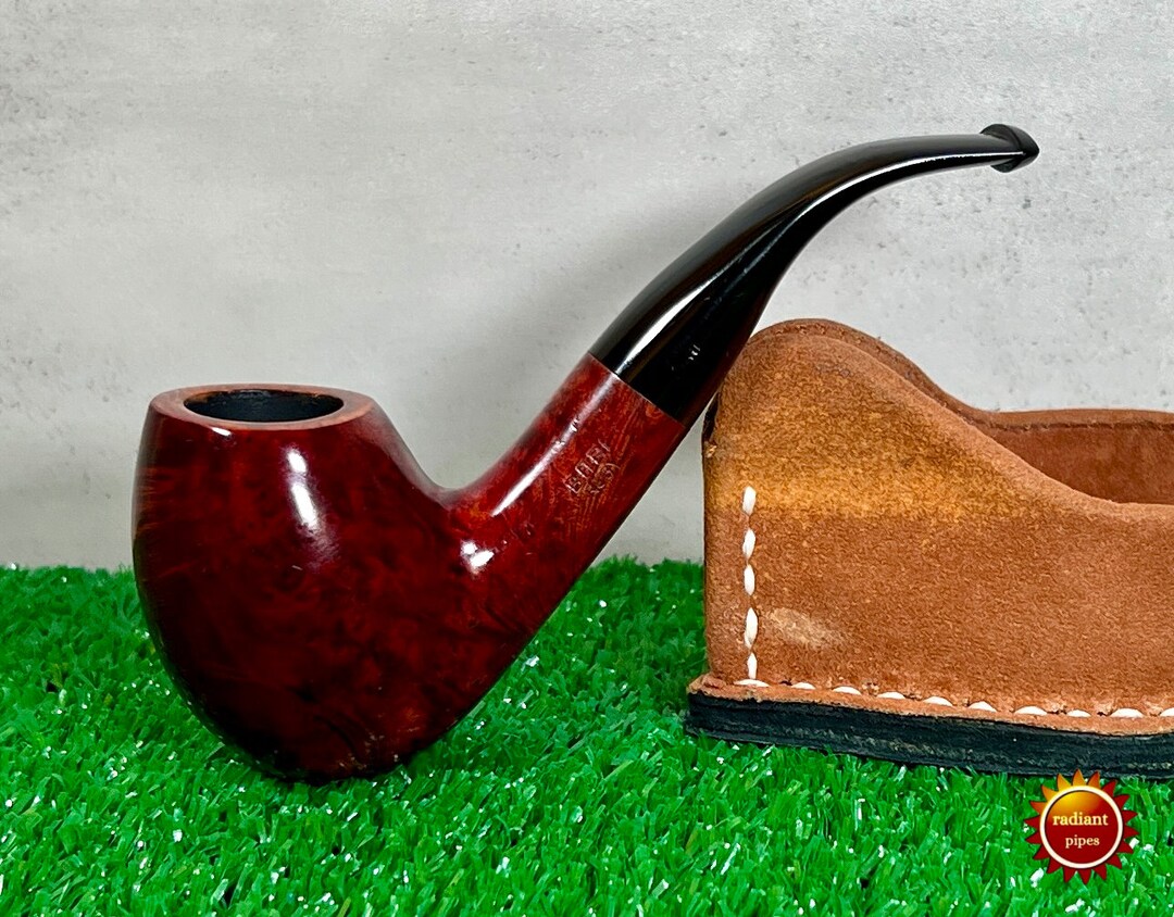 Beautiful Bari Ruby Full Bent Egg Vintage Pipe Red Stain - Etsy