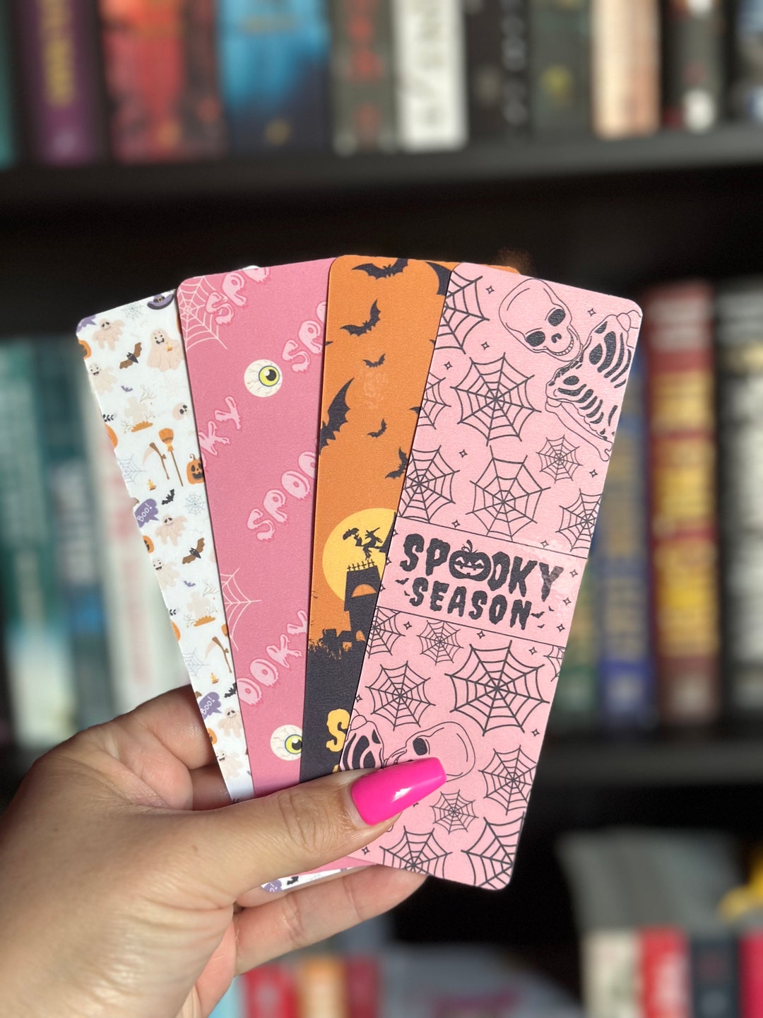 Spooky Bookmark Book Accessory Bookmark for Book Lovers Pretty Bookmark ...