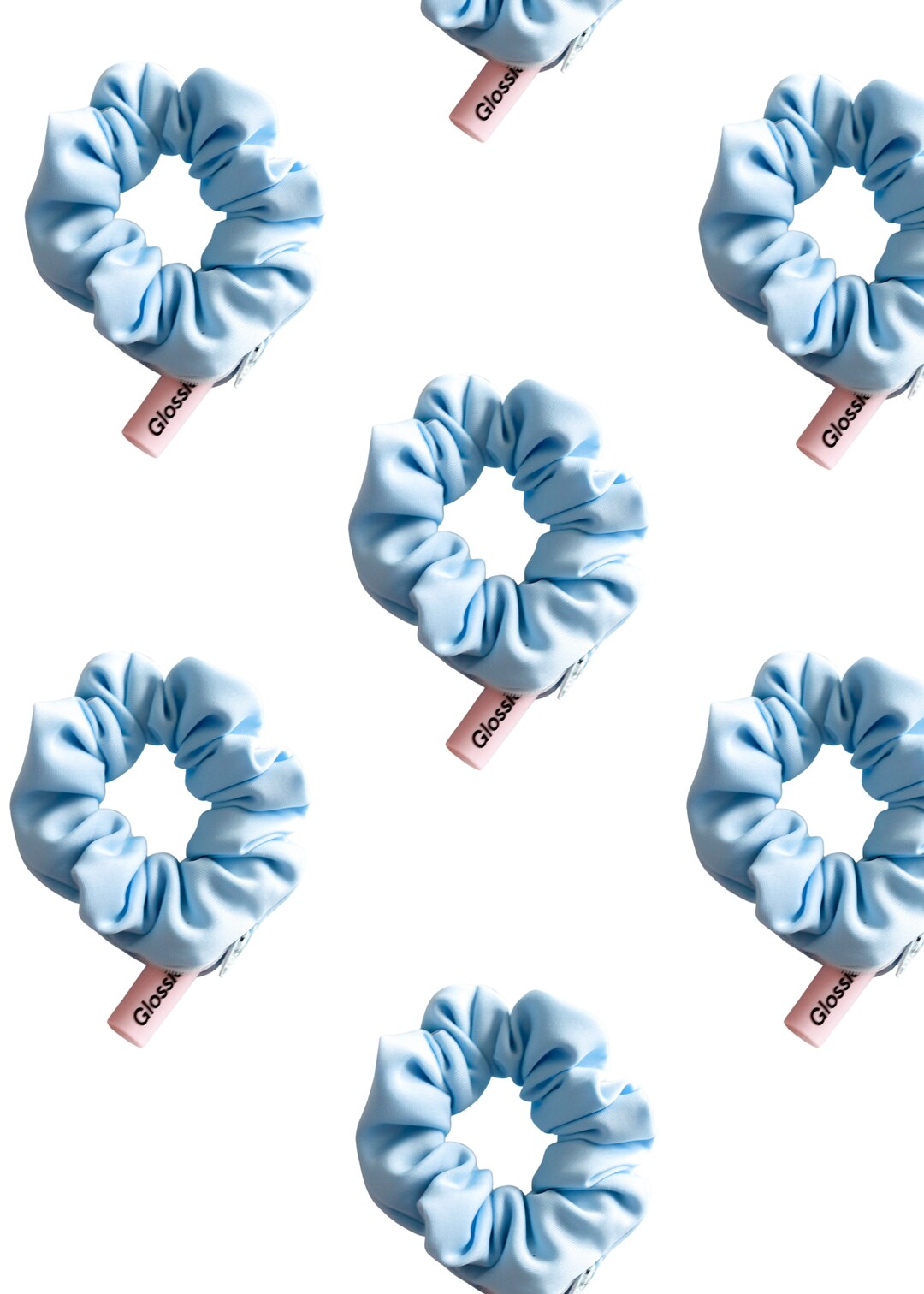 Blue Zipper Scrunchie / Blue scrunchie / Pocket Scrunchie / Medium ...