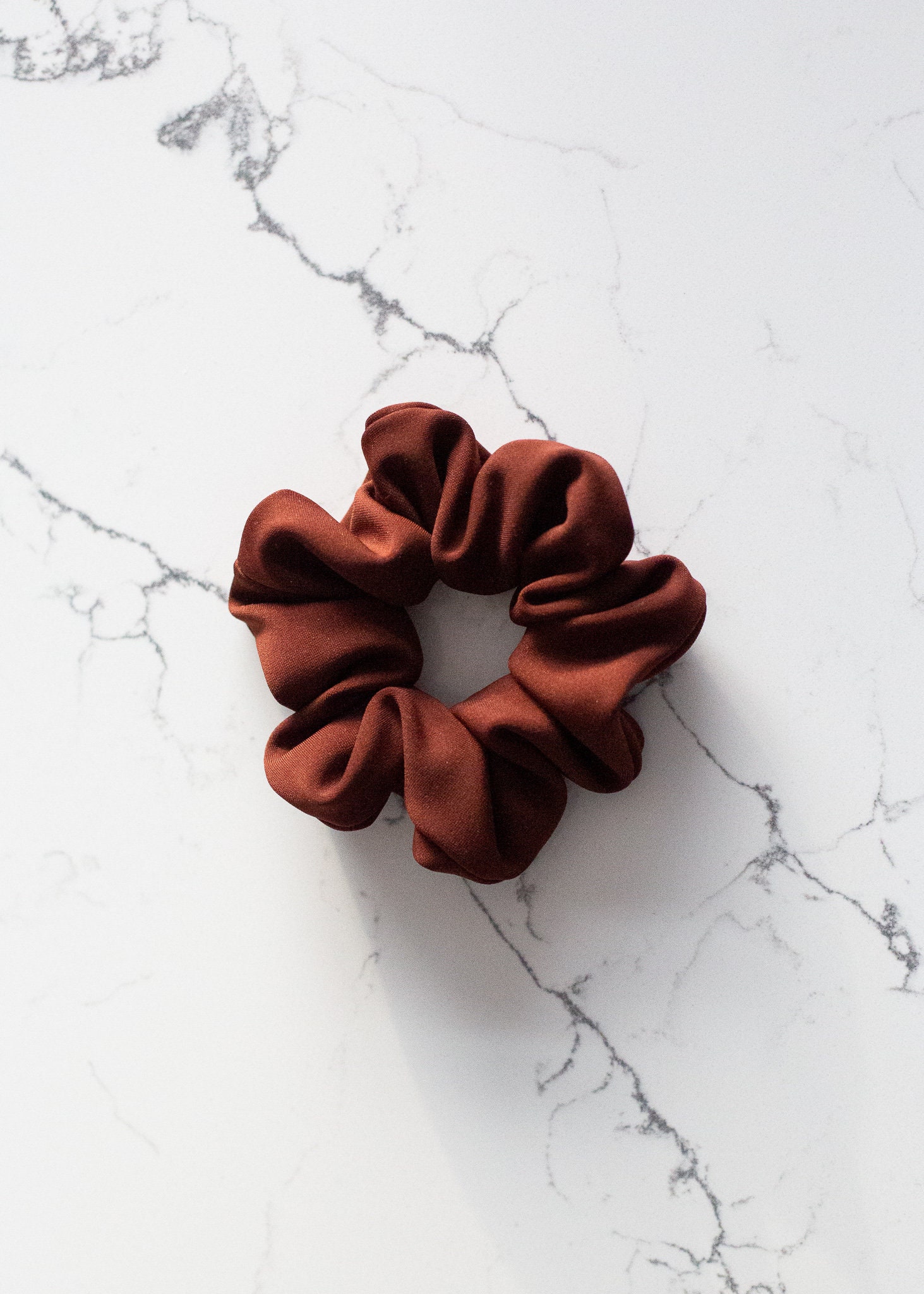 Brown Scrunchie / Brown Medium Scrunchie / Hair Tie / Hair | Etsy