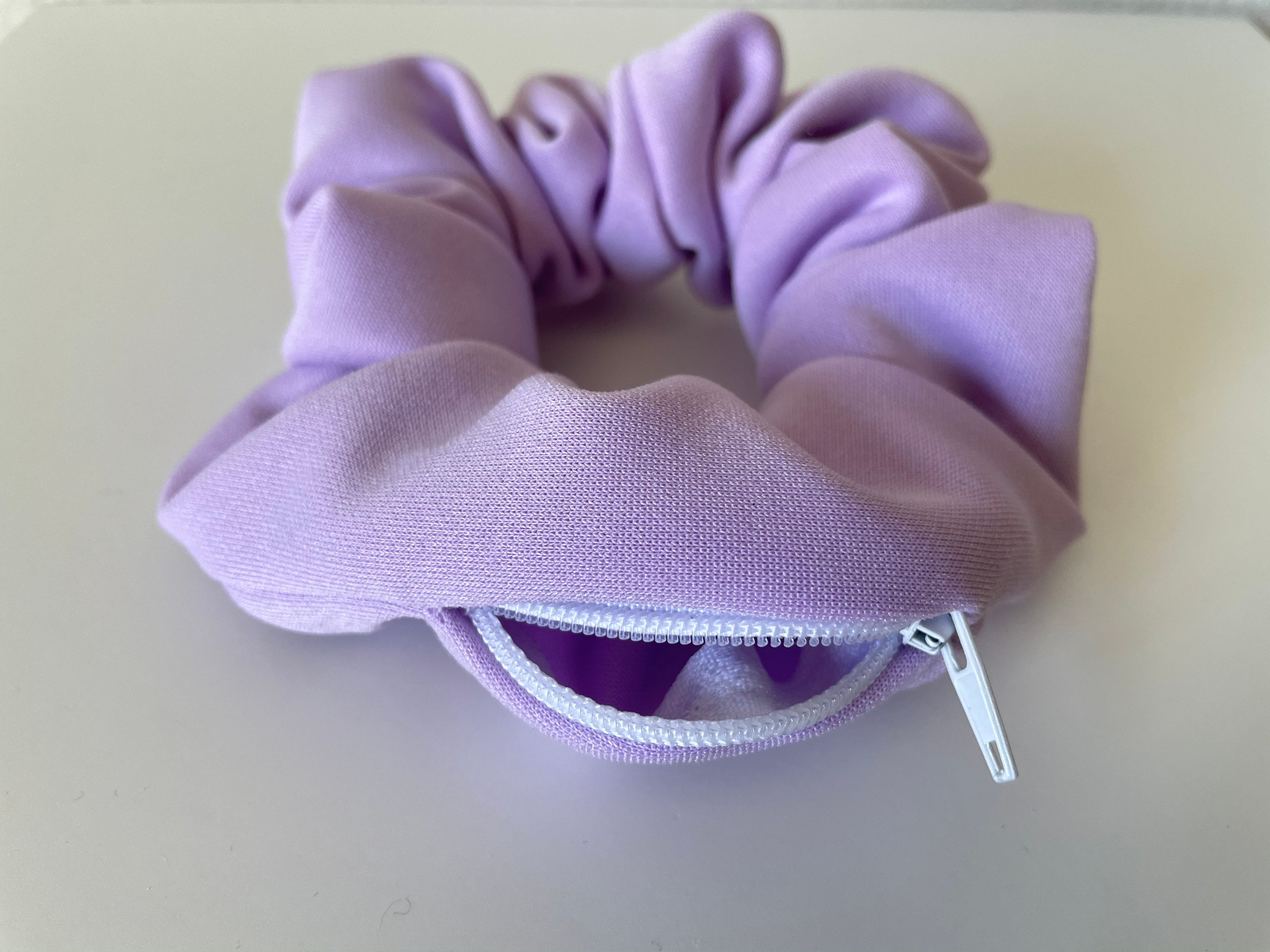 Zipper Scrunchie / Scrunchies With Pocket / Pocket Scrunchie / - Etsy UK