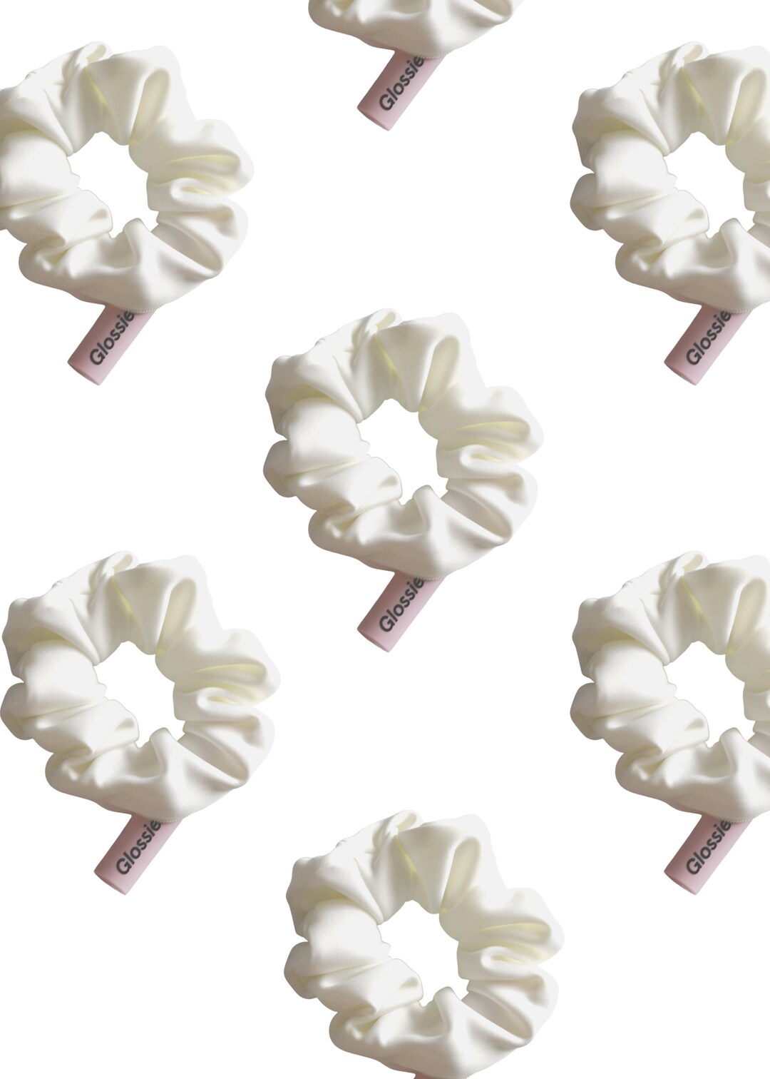 White Zipper Scrunchie / White Scrunchie With Pocket / Pocket Scrunchie ...