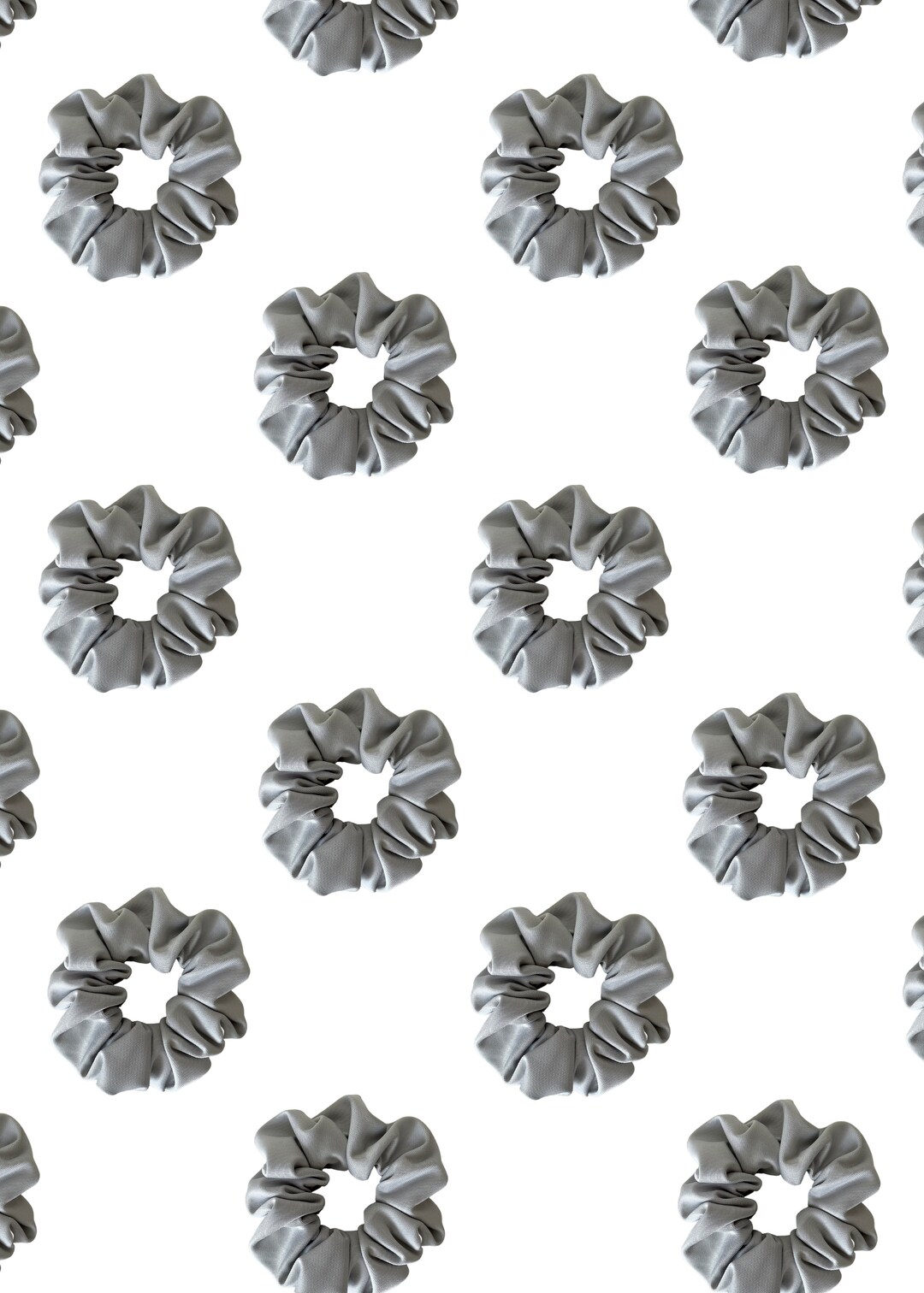 Gray Scrunchie / Gray Scrunchies / Hair Tie / Hair Scrunchie / Large ...