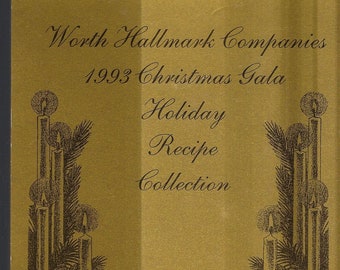 Hallmark Recipe Book - Etsy