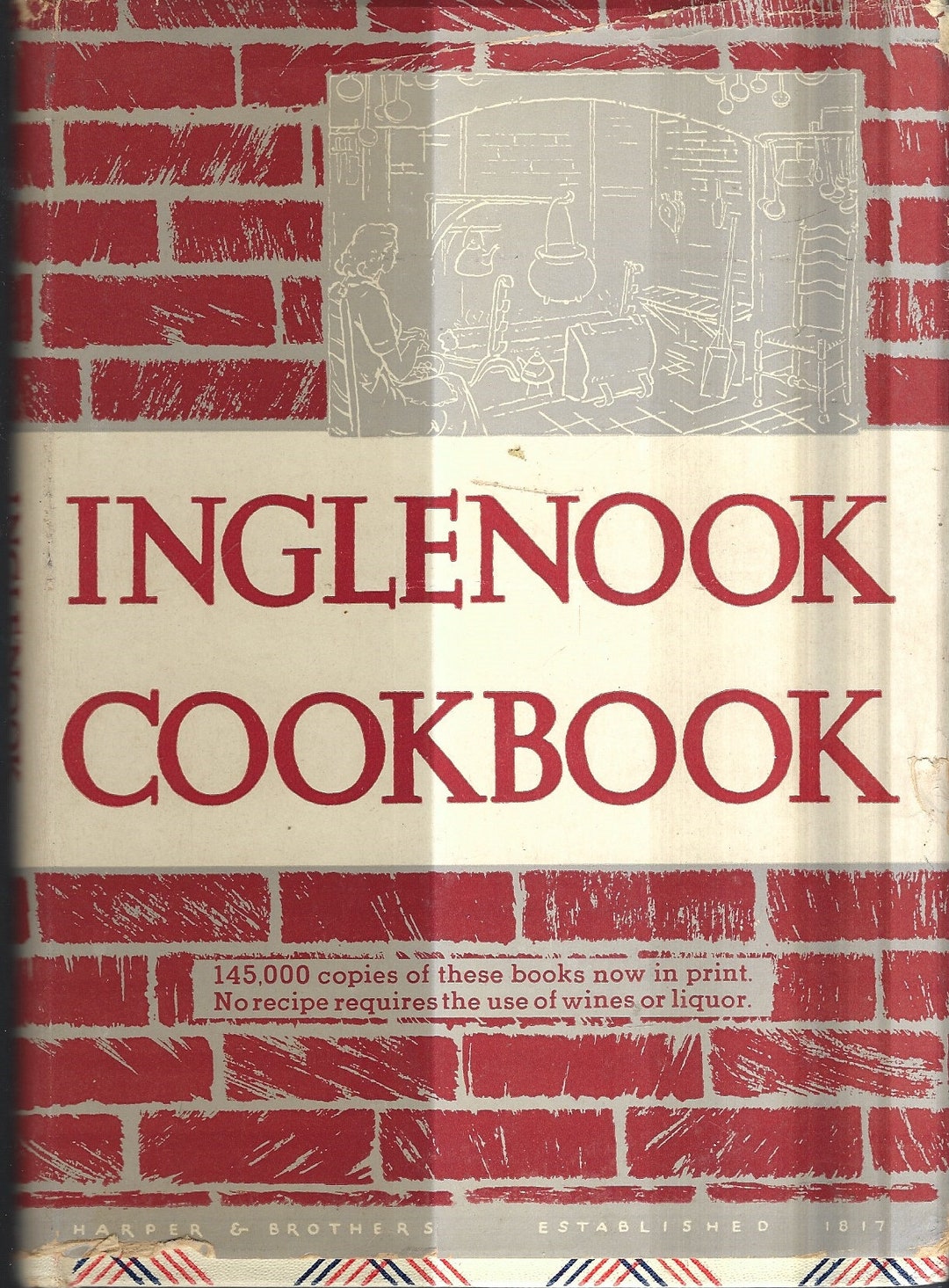 Inglenook Cookbook Vintage 1948 Church of the Brethren Hard Cover With ...