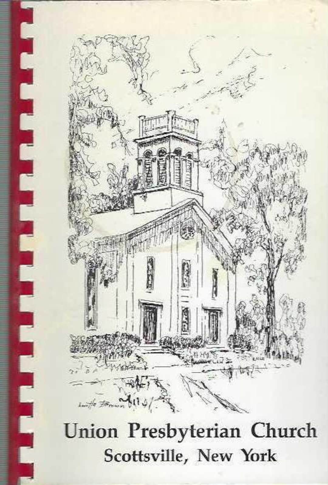 Scottsville New York Vintage 1990 Union Presbyterian Church Cookbook NY ...