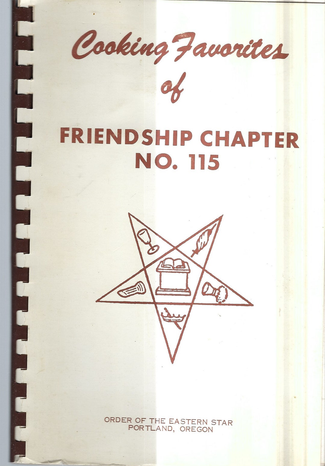 Portland Oregon Vintage 1969 OES Order of Eastern Star Cooking ...
