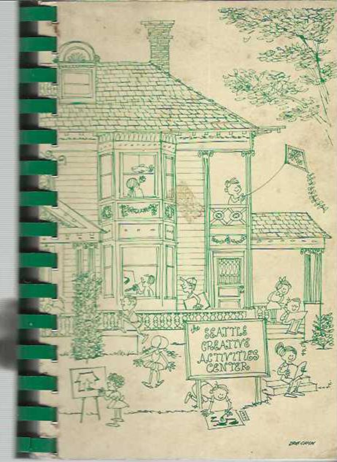 Seattle Washington Antique 1960s Creative Activities Center Cookbook WA ...