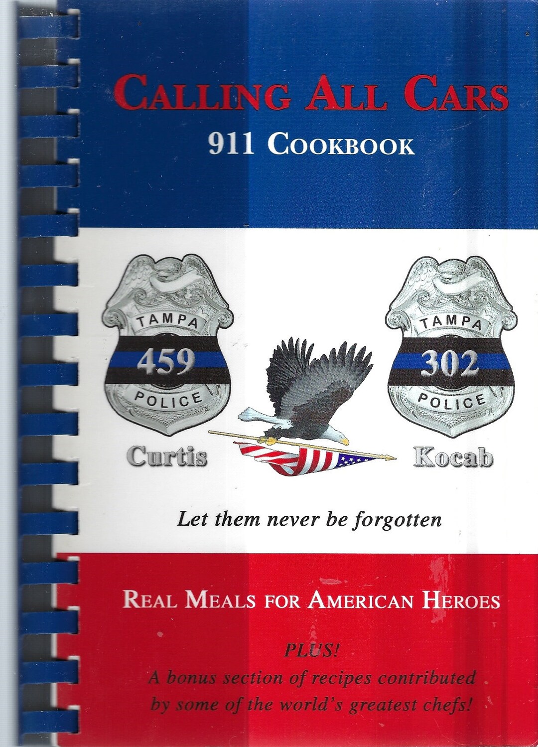 Police Officers Nation Wide Cookbook Calling All Cars 911 - Etsy