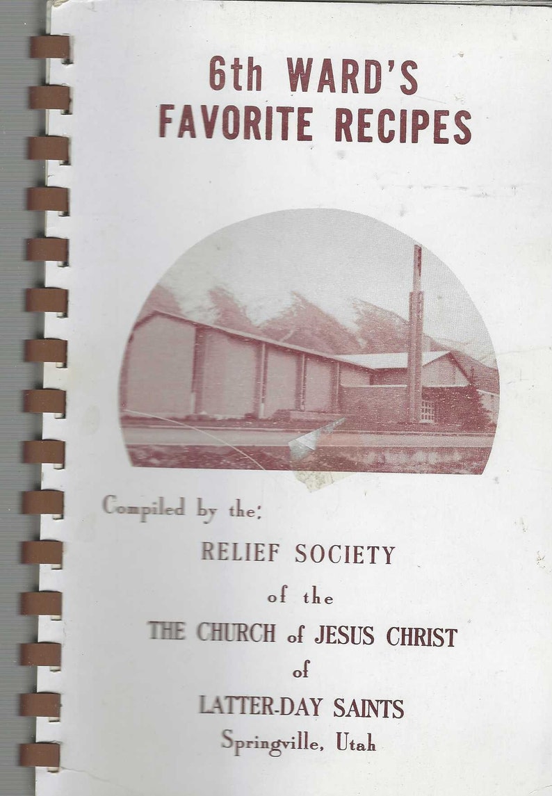 Springville Utah Vintage 1963 LDS Mormon Church 6th Ward Favorite ...
