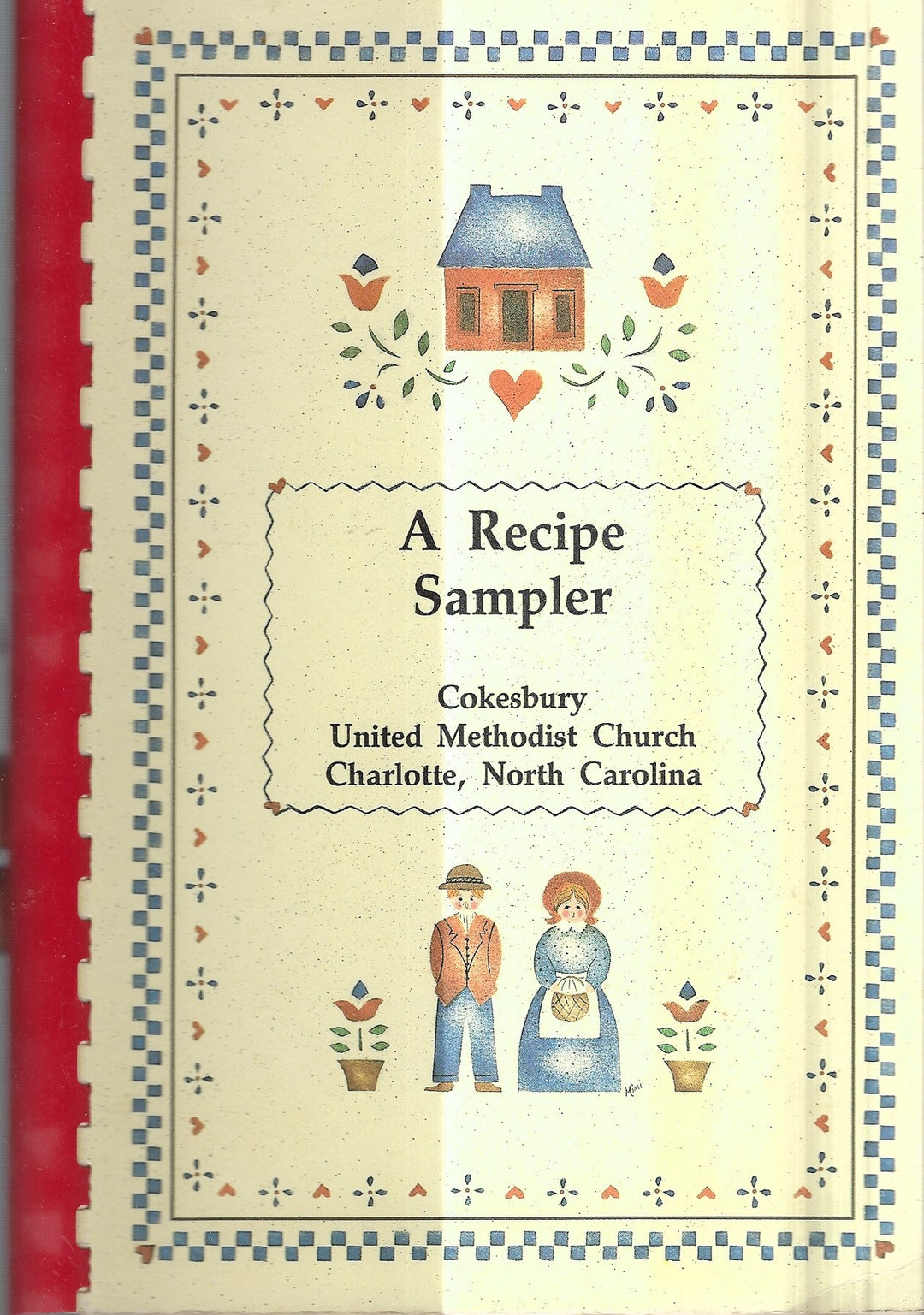 Charlotte North Carolina Vintage 1988 Cokesbury Methodist Church A ...