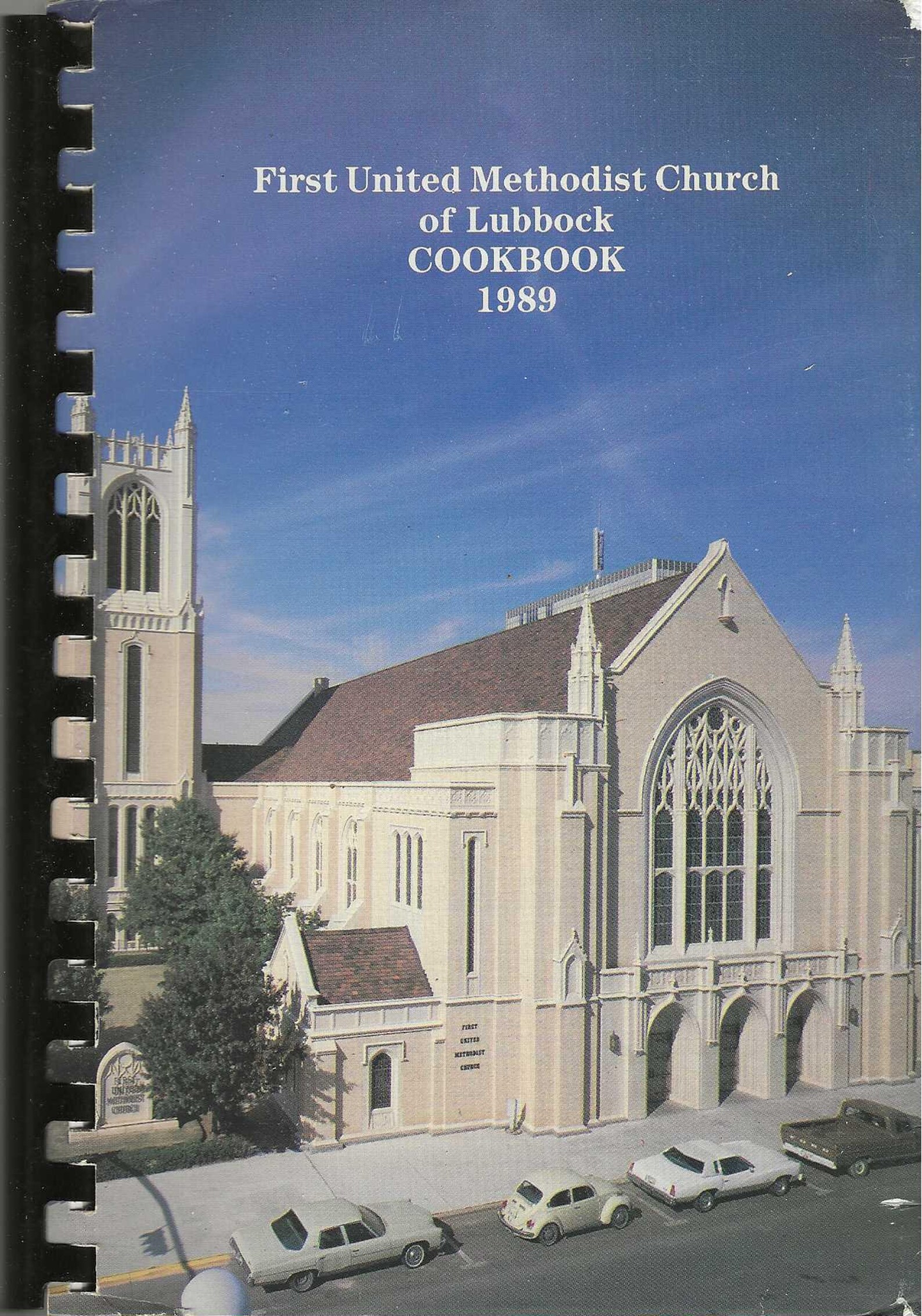 Lubbock Texas Vintage 1988 First United Methodist Church Cookbook TX ...