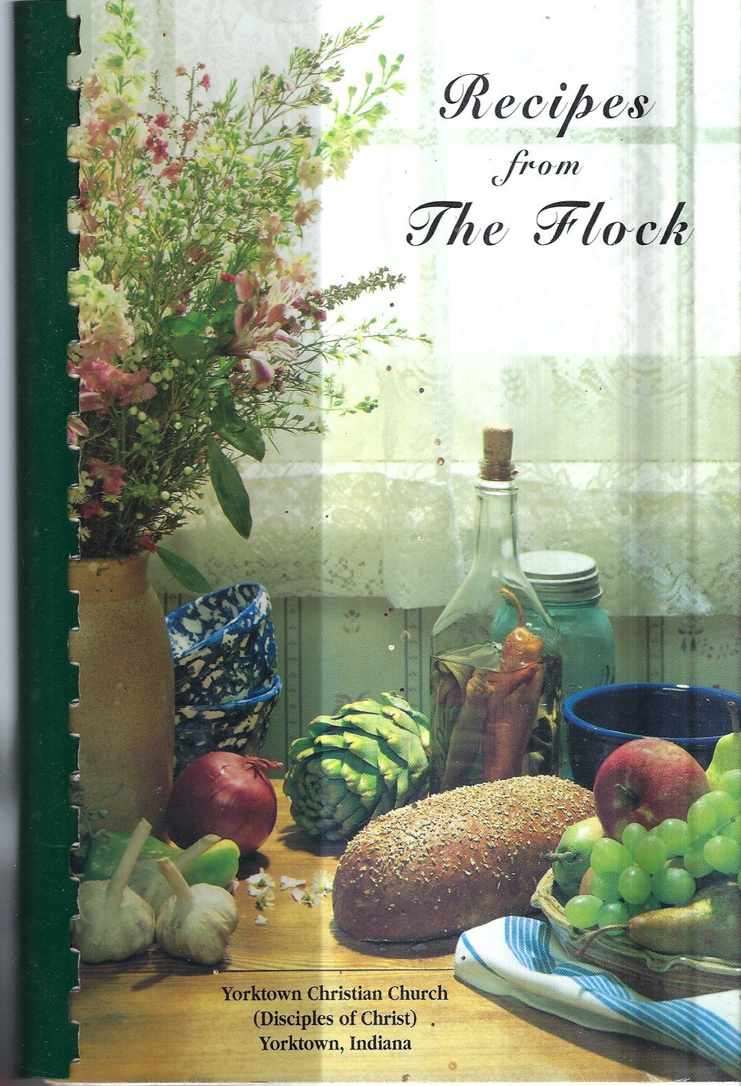 Yorktown Indiana Vintage 1999 Christian Church Recipes From the Flock ...