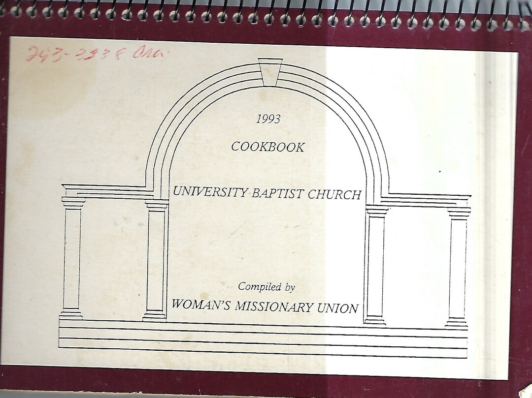 Charlottesville Virginia Vintage 1993 University Baptist Church ...