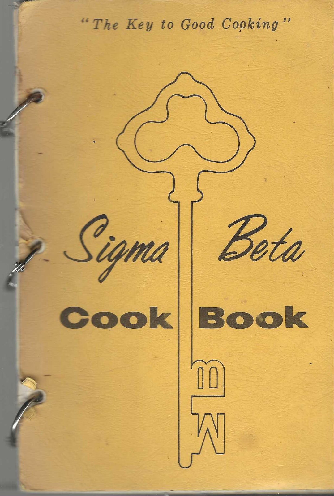 Sigma Beta National Sorority Vintage 1971 the Key to Good Cooking ...