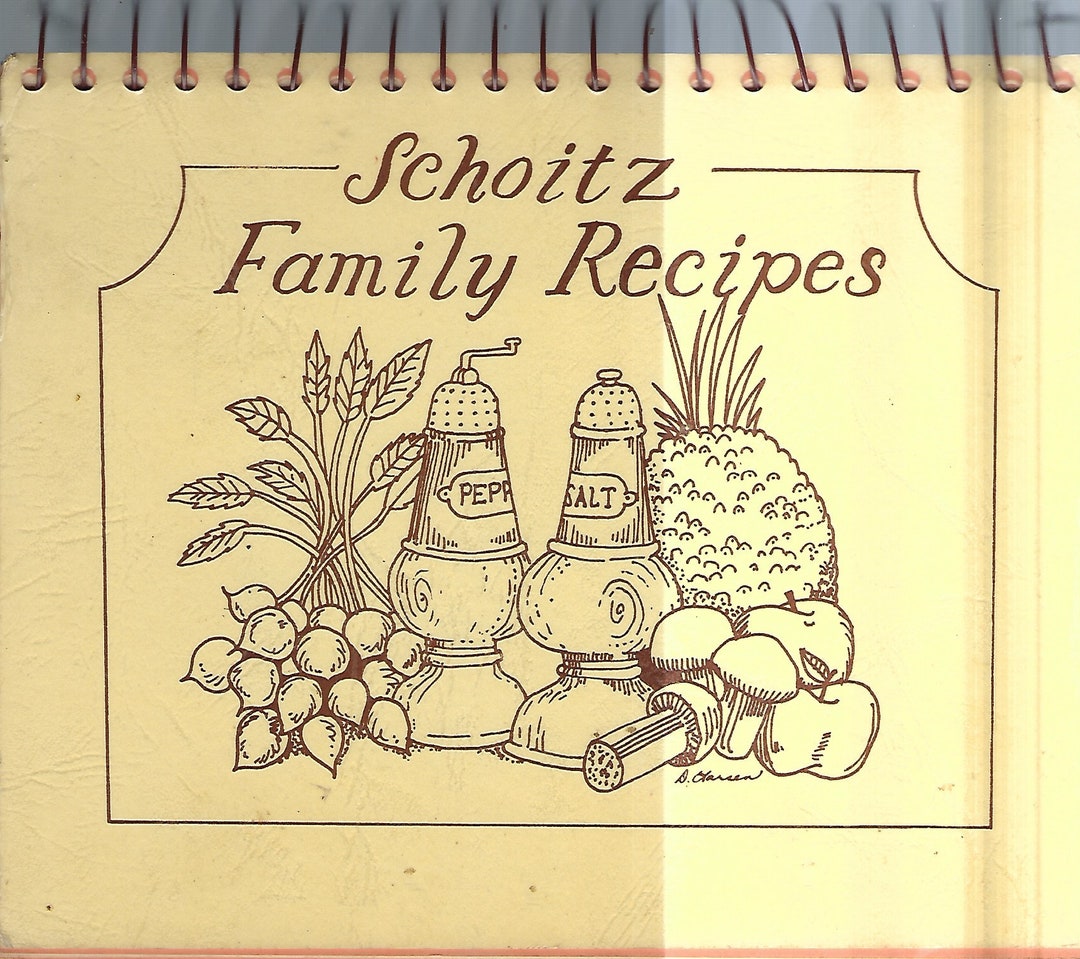 Waterloo Iowa Vintage Schoitz Medical Center Family Recipes Cookbook IA ...