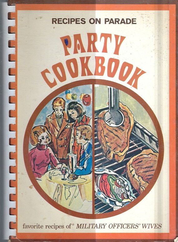 Recipes on Parade Party Cookbook US Military Officers Wives | Etsy