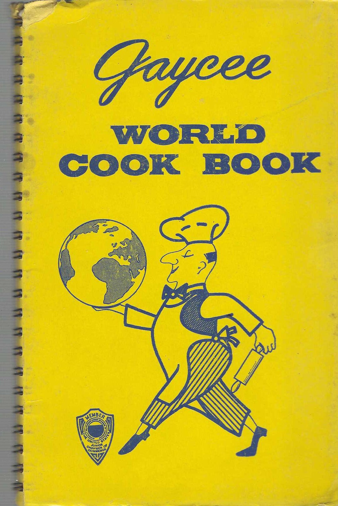 Washington DC Vintage 1961 Jaycee World Cook Book All Ethnic Favorite ...