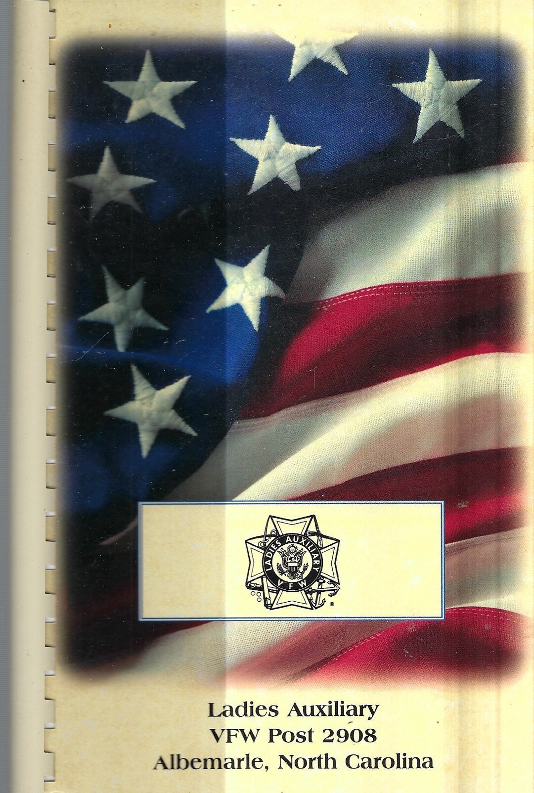 Albemarle North Carolina VFW Ladies Auxiliary Cookbook NC Community ...