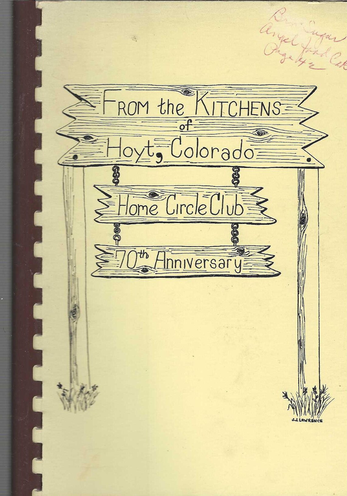 Hoyt Colorado Vintage 1980 From the Kitchens of Home Circle Club 70th ...