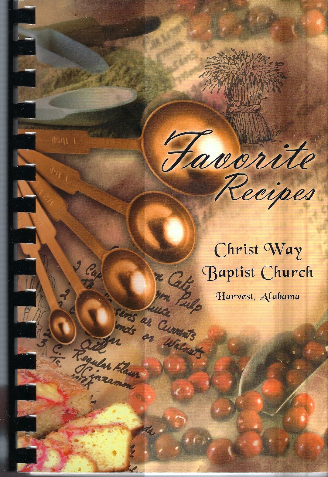 Harvest Alabama Vintage Christ Way Baptist Church Favorite Recipes ...