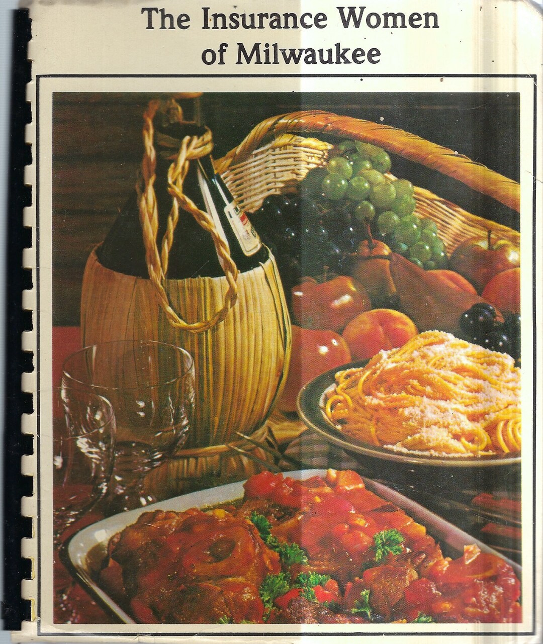 Milwaukee Wisconsin Vintage 1985 Insurance Women Cookbook WI Community ...