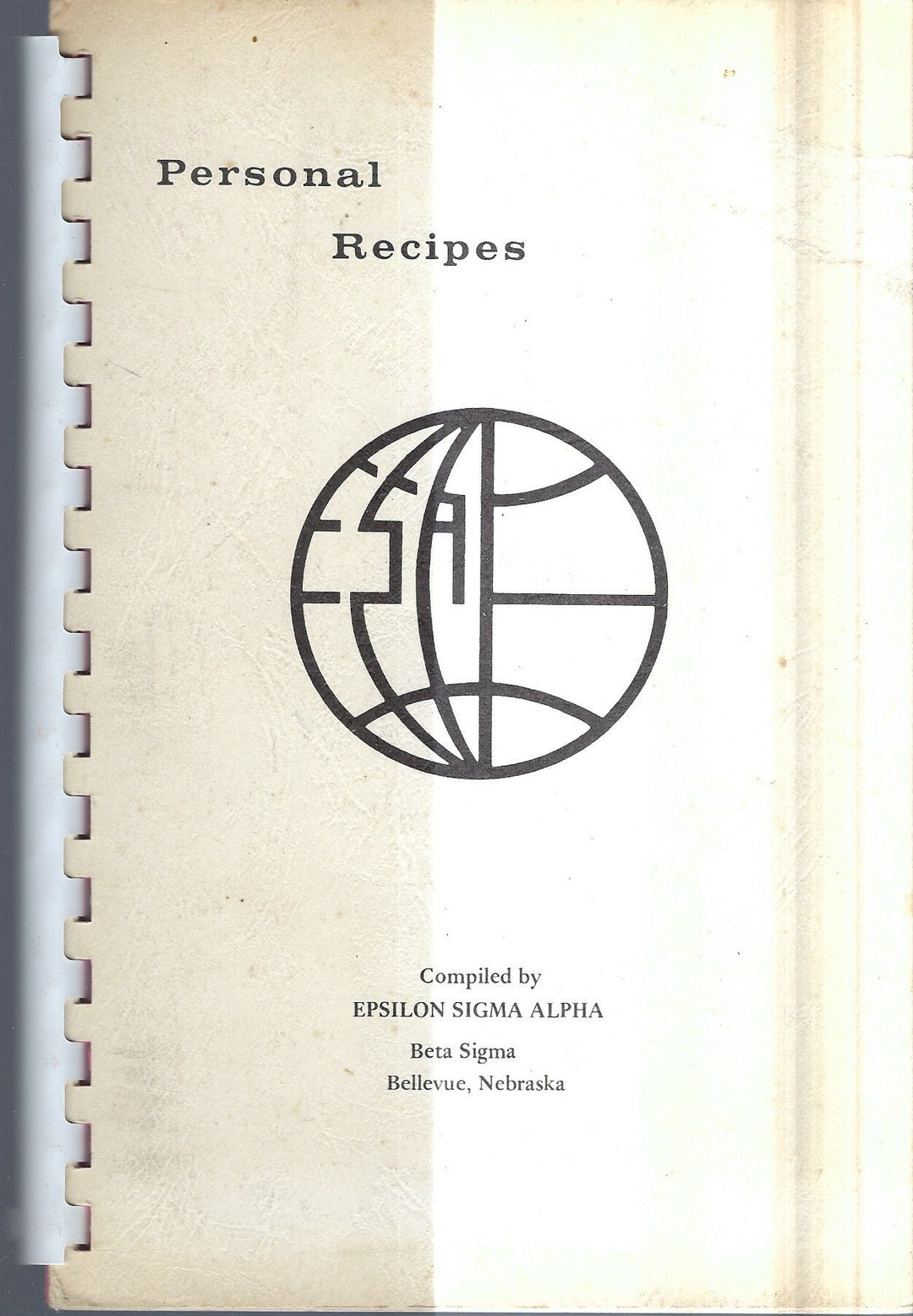 Bellevue Nebraska Vintage 1973 Epsilon Sigma Alpha Sorority Personal ...