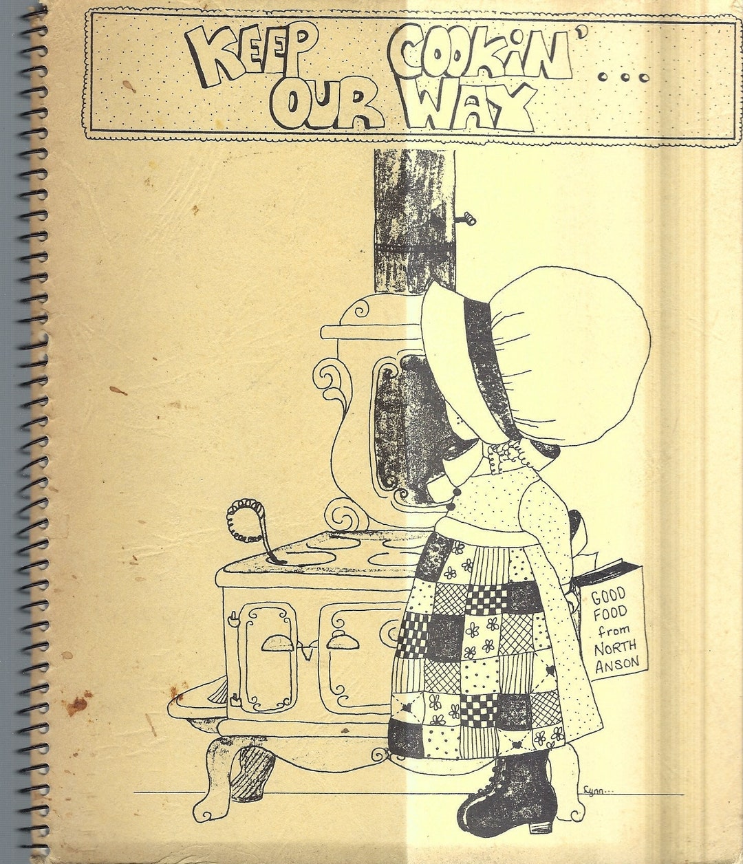 North Anson Maine Vintage 1982 First Congregational Church Keep Cookin ...