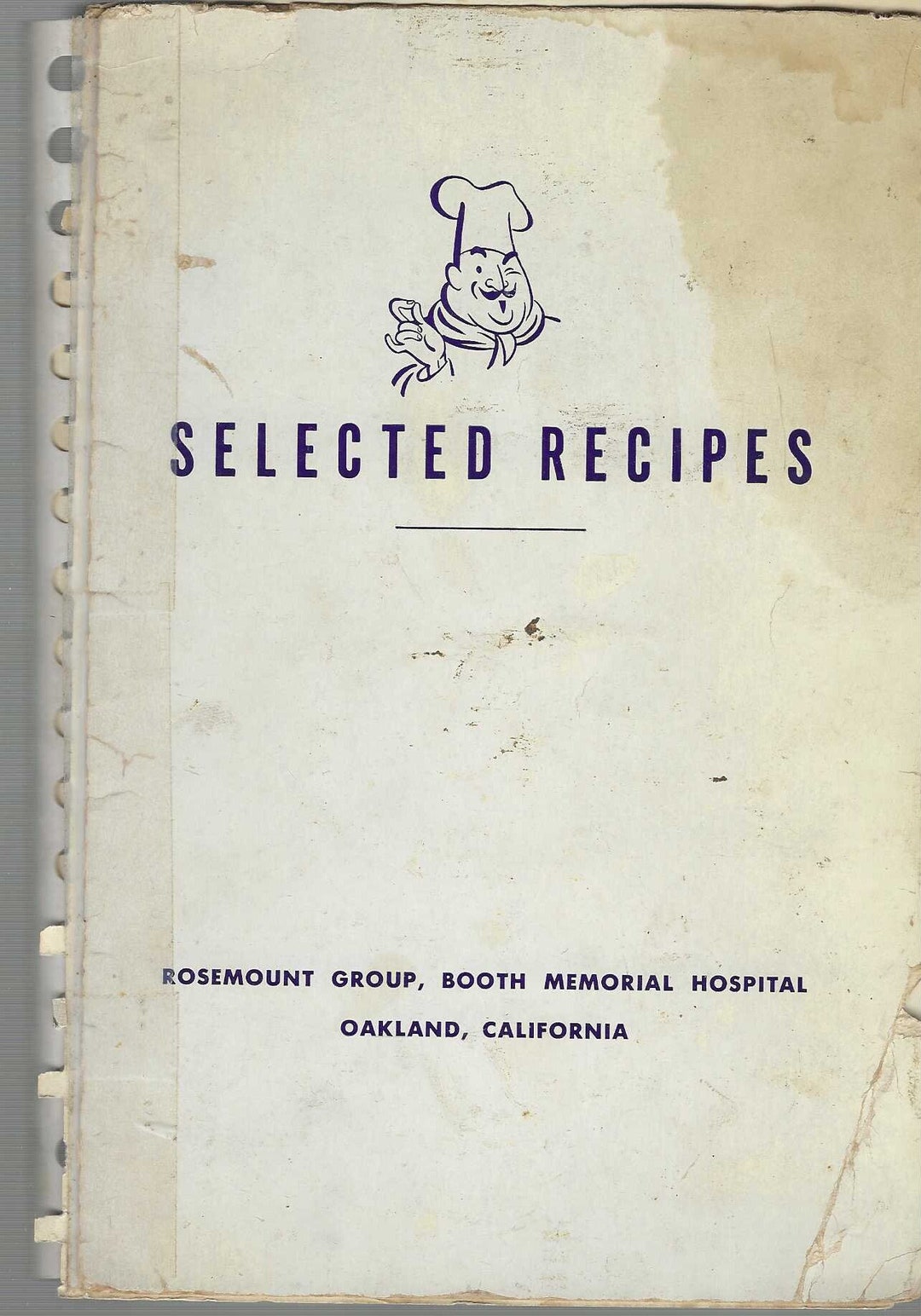 Oakland California Antique Booth Memorial Hospital Rosemount Group ...