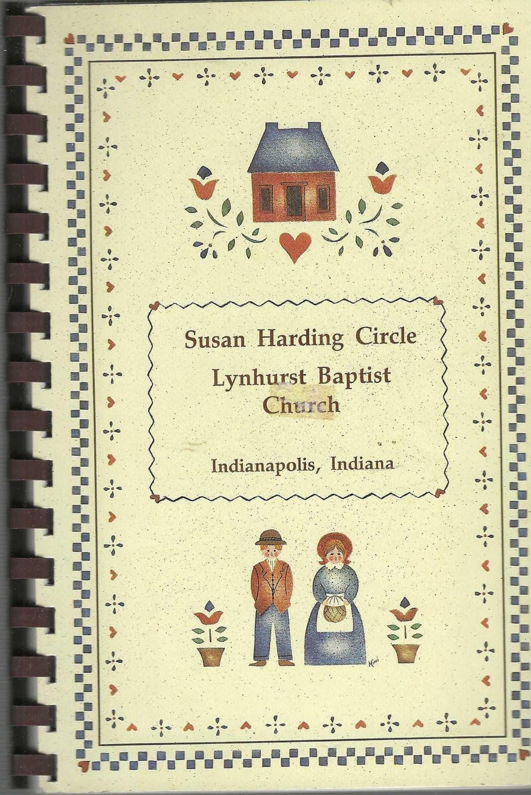 Indianapolis Indiana Vintage 1990 Lynhurst Baptist Church Susan Harding ...
