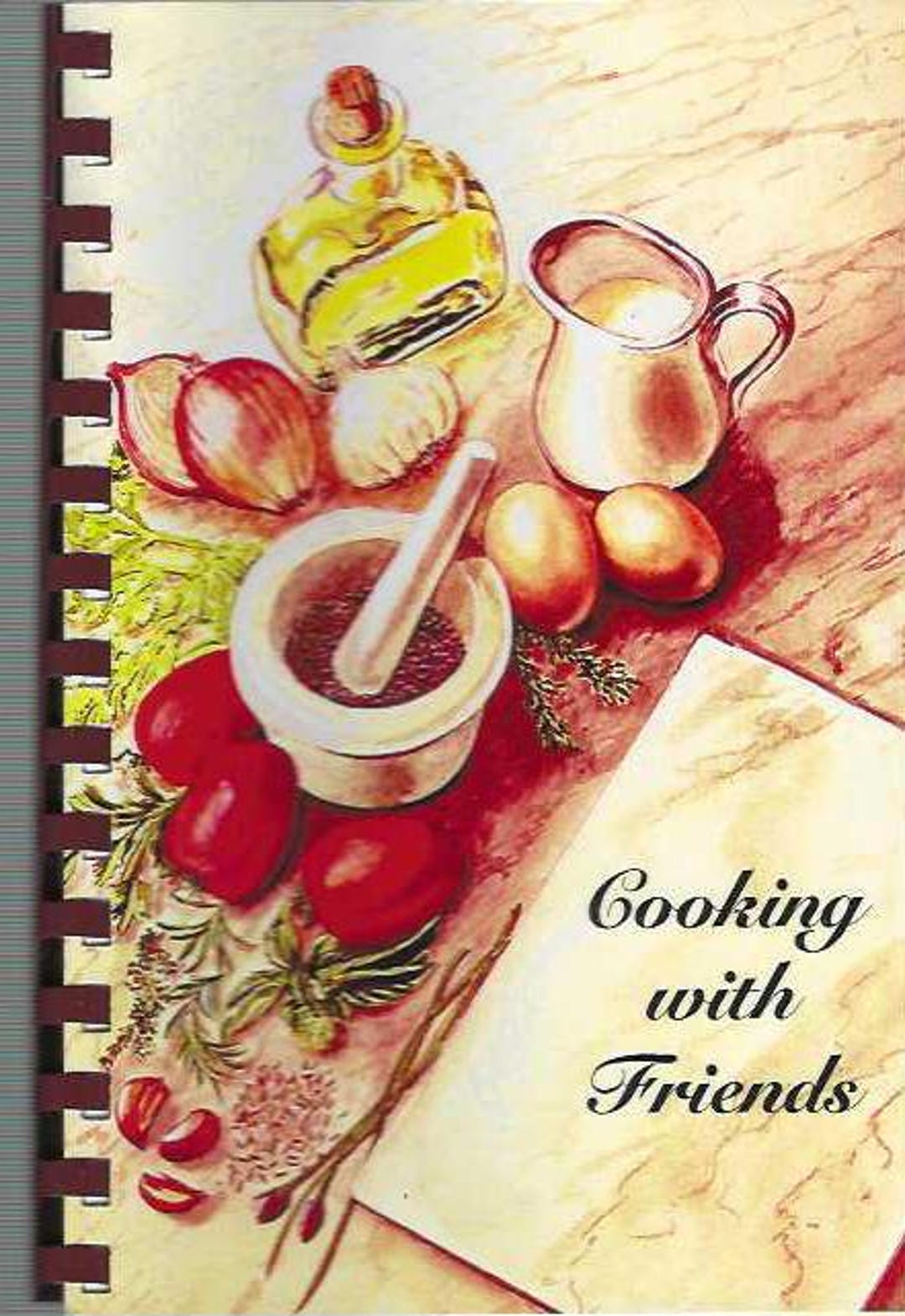 Cazenovia New York Vintage Wrestlers Cooking With Friends Cookbook NY ...