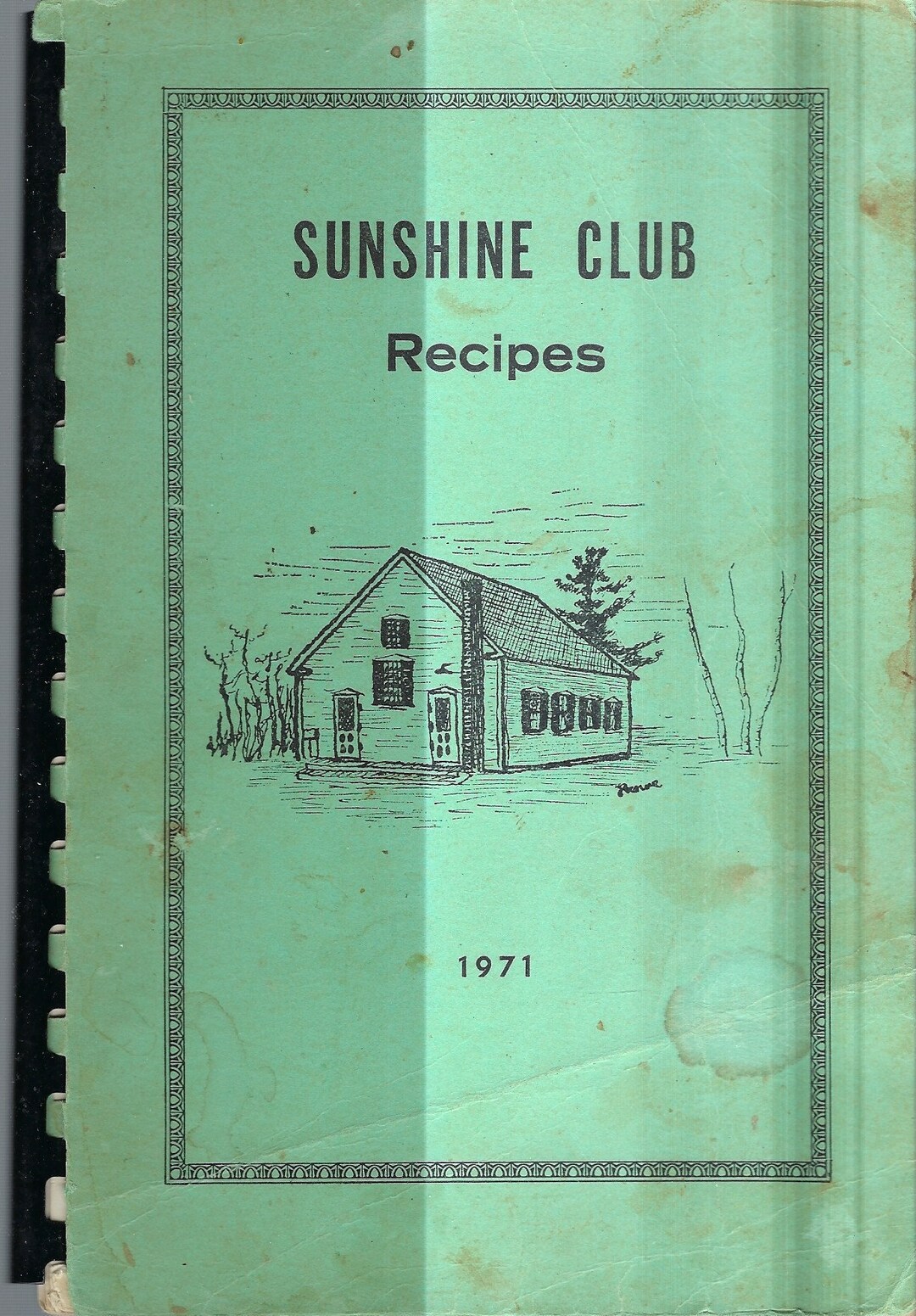 Porter Maine Vintage 1971 Bullockite Meeting House Sunshine Club ...
