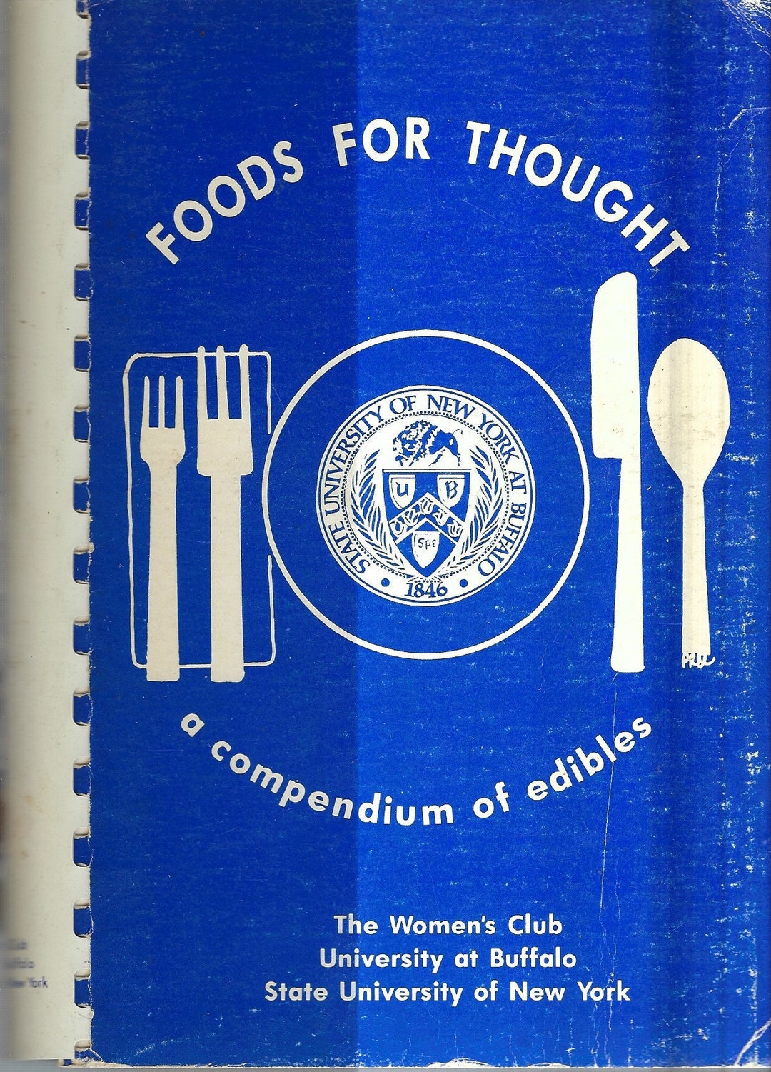 Buffalo New York Vintage 1986 NY State University Women's Club Foods ...