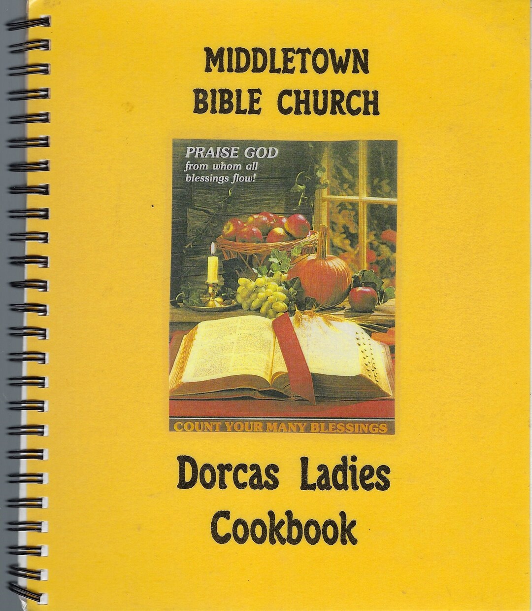 Middletown Connecticut Vintage Bible Church Dorcas Ladies Cookbook CT ...