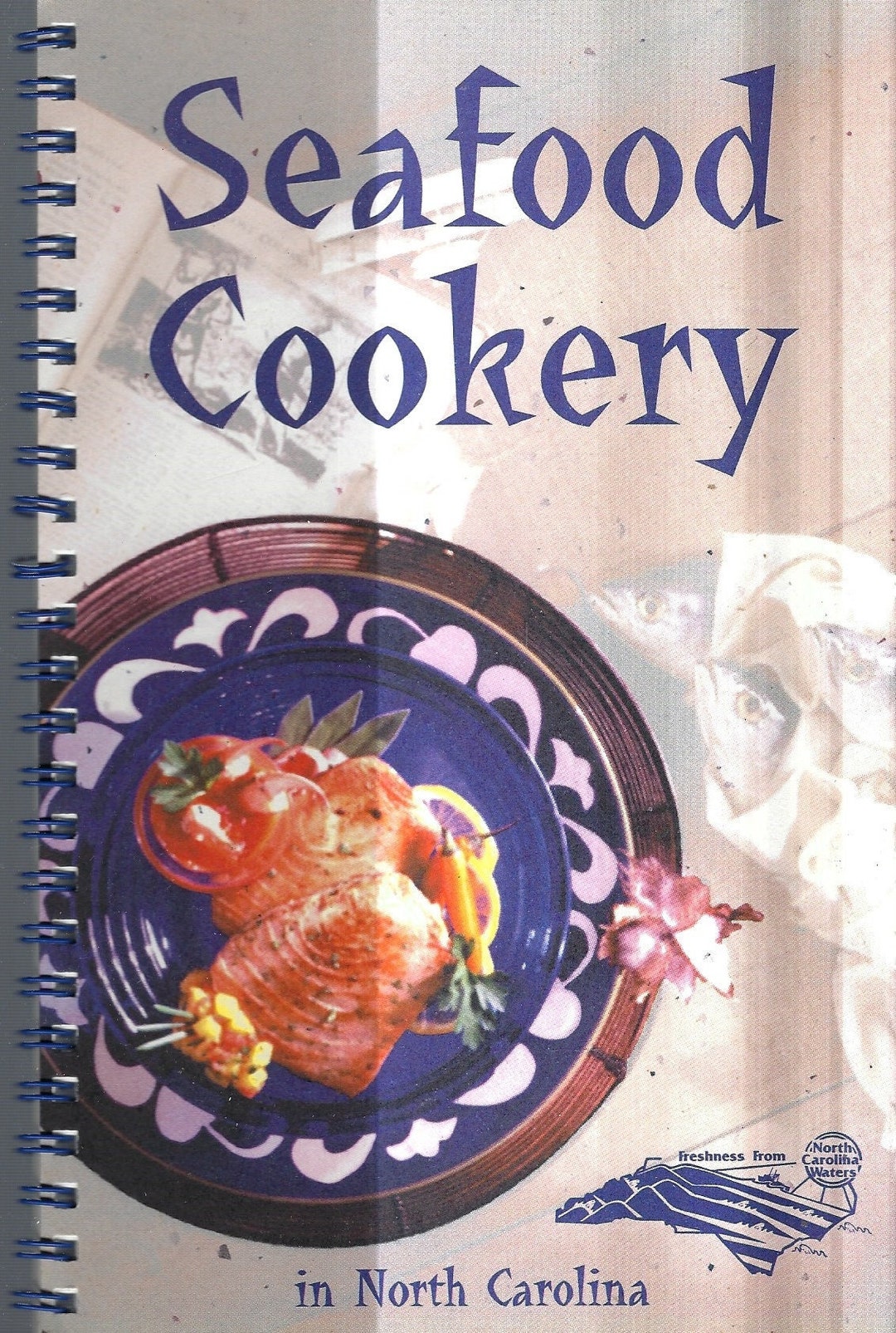Raleigh North Carolina Vintage NC Seafood Cookery Cookbook Ocean Fish ...